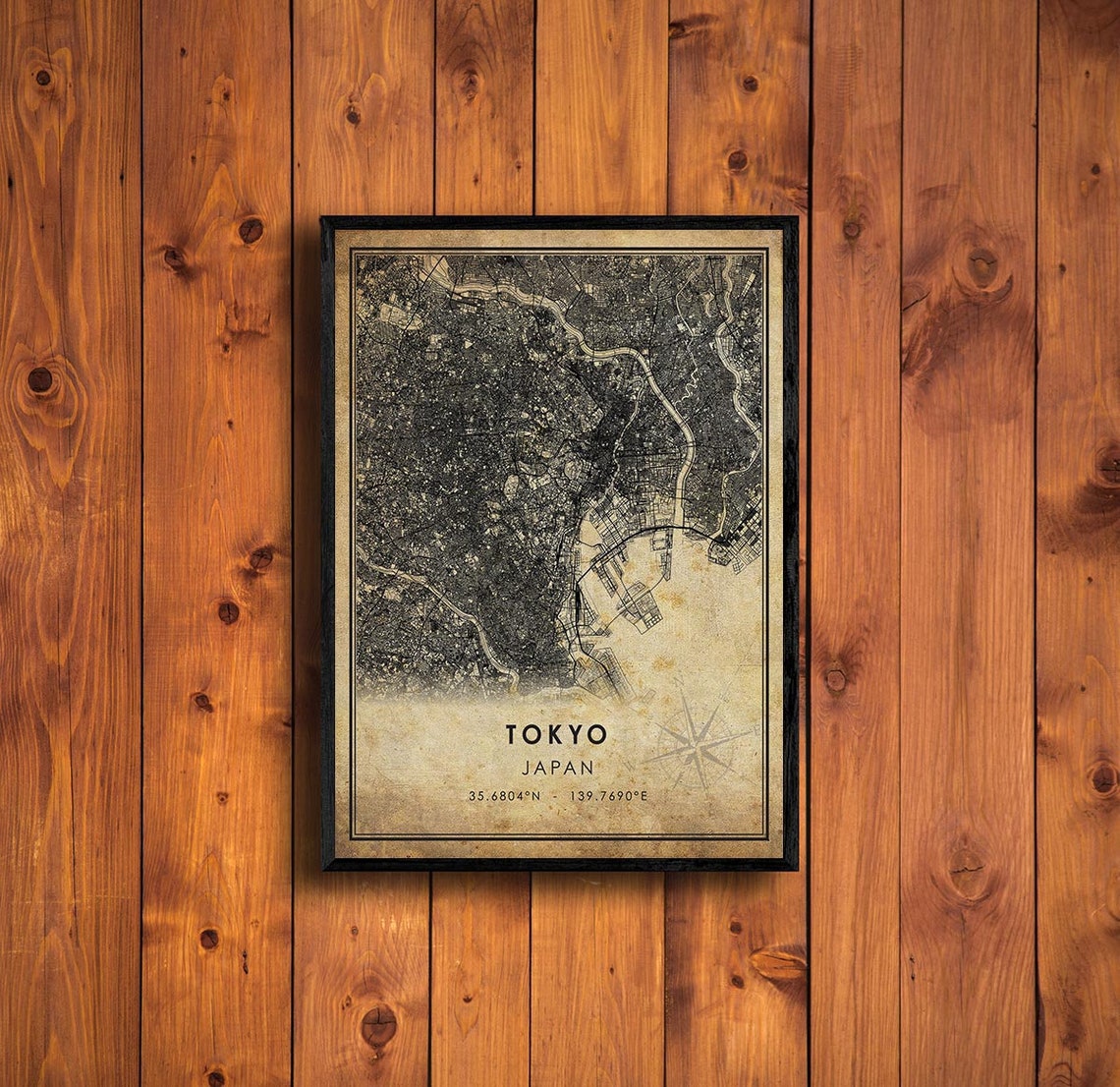 Tokyo Map Print Tokyo Map Japan Map Art Tokyo City Road | Etsy