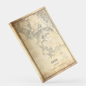Zushi Map Print | Zushi Map | Japan Map Art | Zushi City Road Map ...