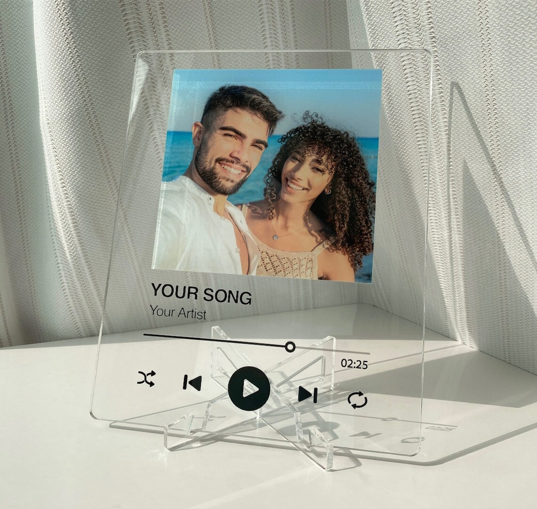 Custom Acrylic Music Plaque Personalized Music Plaque Personalized Gift ...