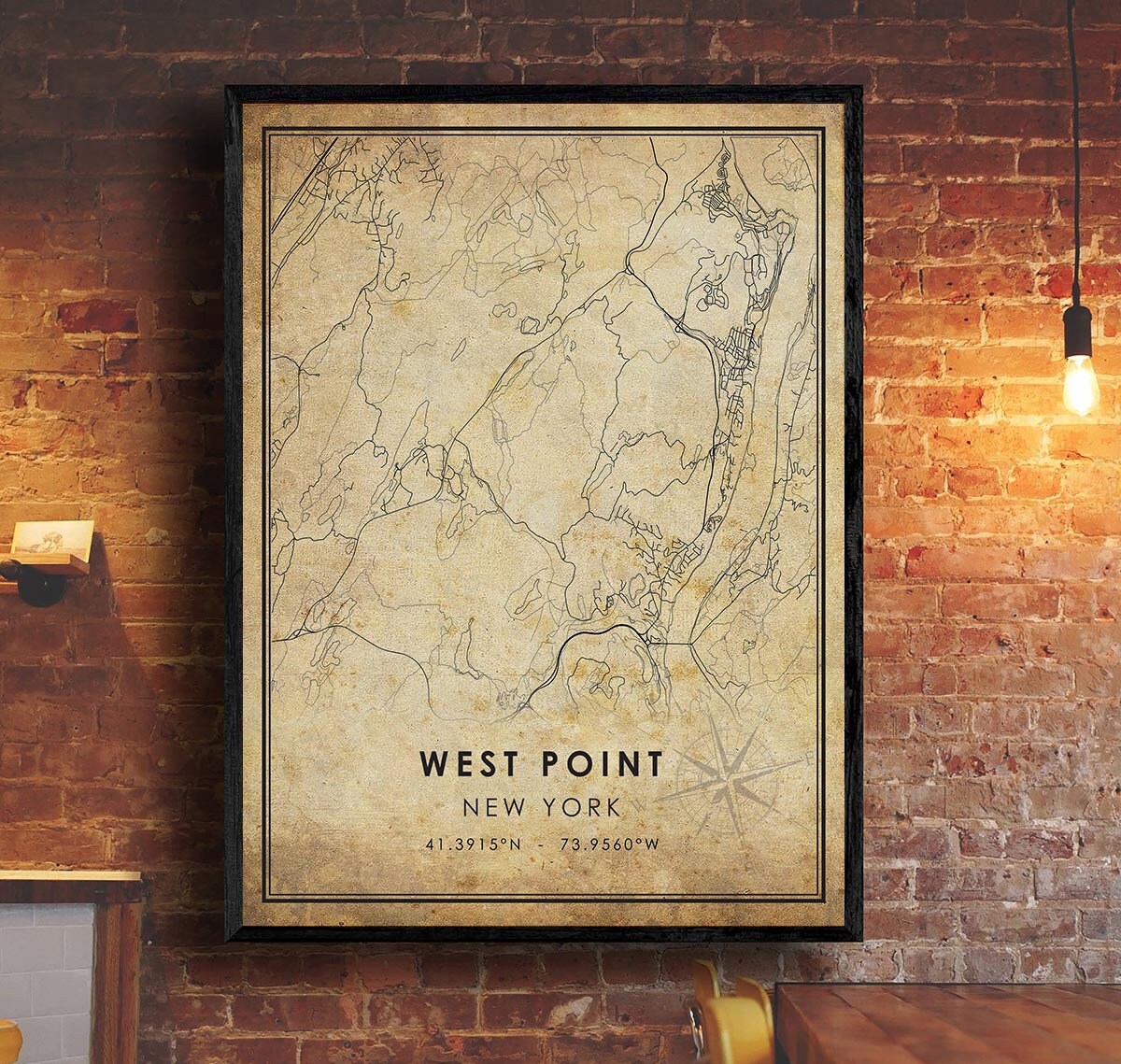 West Point Map Print West Point Map New York Map Art - Etsy