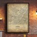 Laval Vintage Map Print | Laval Map | Quebec Map Art | Laval City Road ...