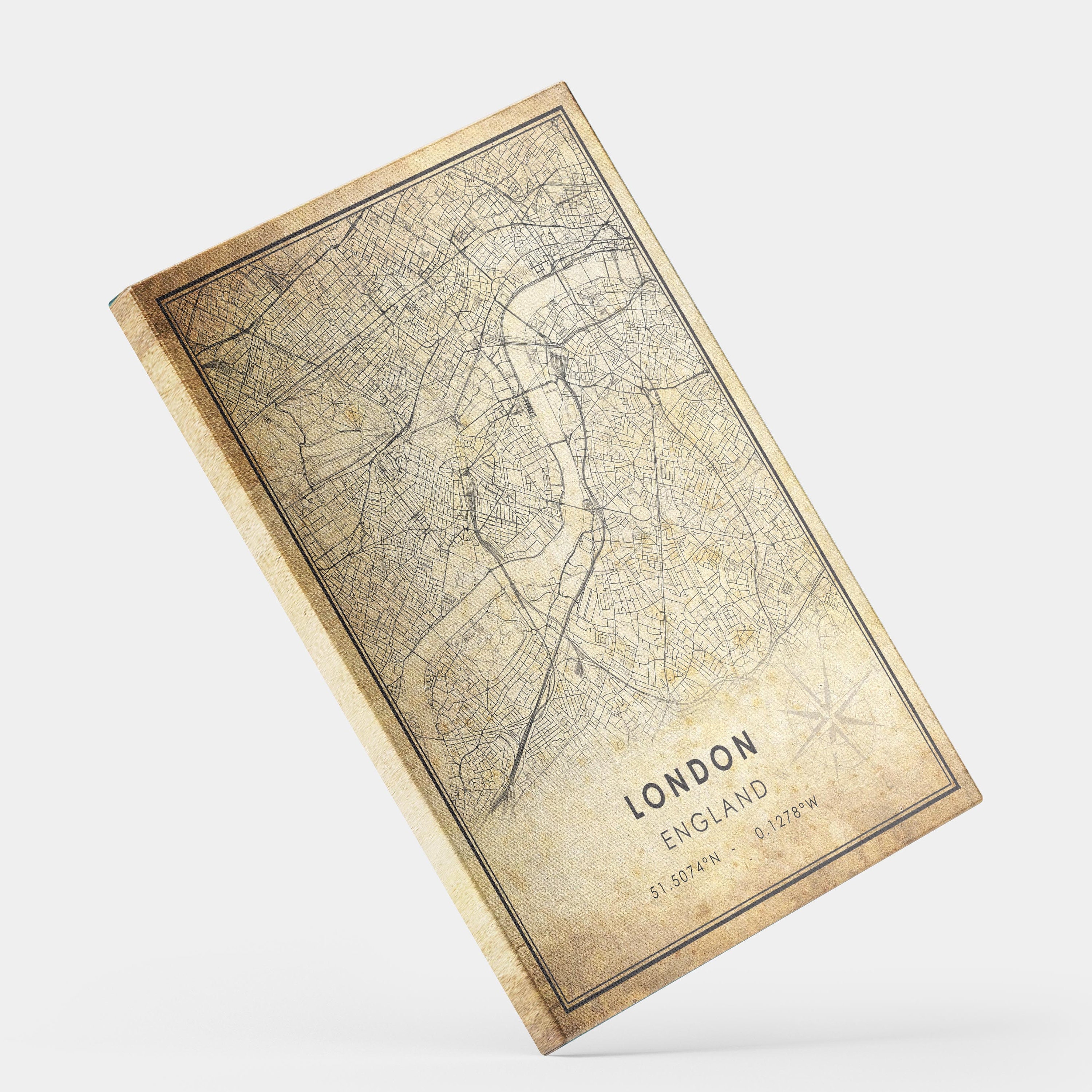 London Vintage Map Print London Map England Map Art - Etsy