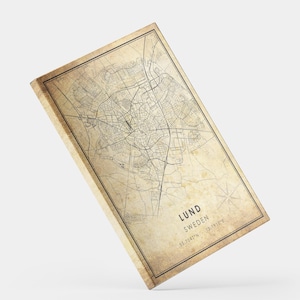 Lund Sweden Map Print Lund Map Sweden Map Art Lund City Road Map Poster ...