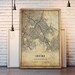 Irvine Vintage Map Print | Irvine Map | California Map Art | Irvine ...