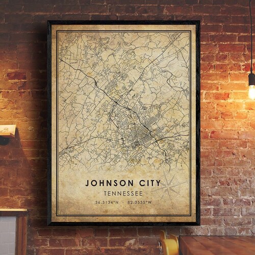 Montana Vintage Map Print Montana Map Usa State Map Art Etsy