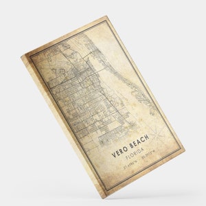Vero Beach Map Print | Vero Beach Map | Florida Map Art | Vero Beach ...
