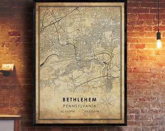Bethlehem Poster - Etsy