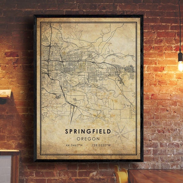 Springfield Travel Poster - Etsy