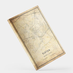 Elkton Map Print | Elkton Map | Maryland Map Art | Elkton City Road Map ...