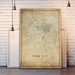 Iowa City Vintage Map Print Iowa City Map Iowa Map Art Iowa City Road ...