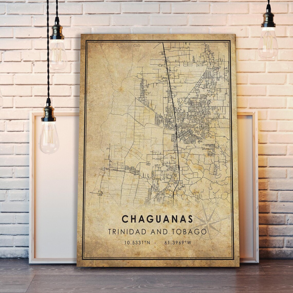 Chaguanas Map Print Chaguanas Map Trinidad and Tobago Map - Etsy