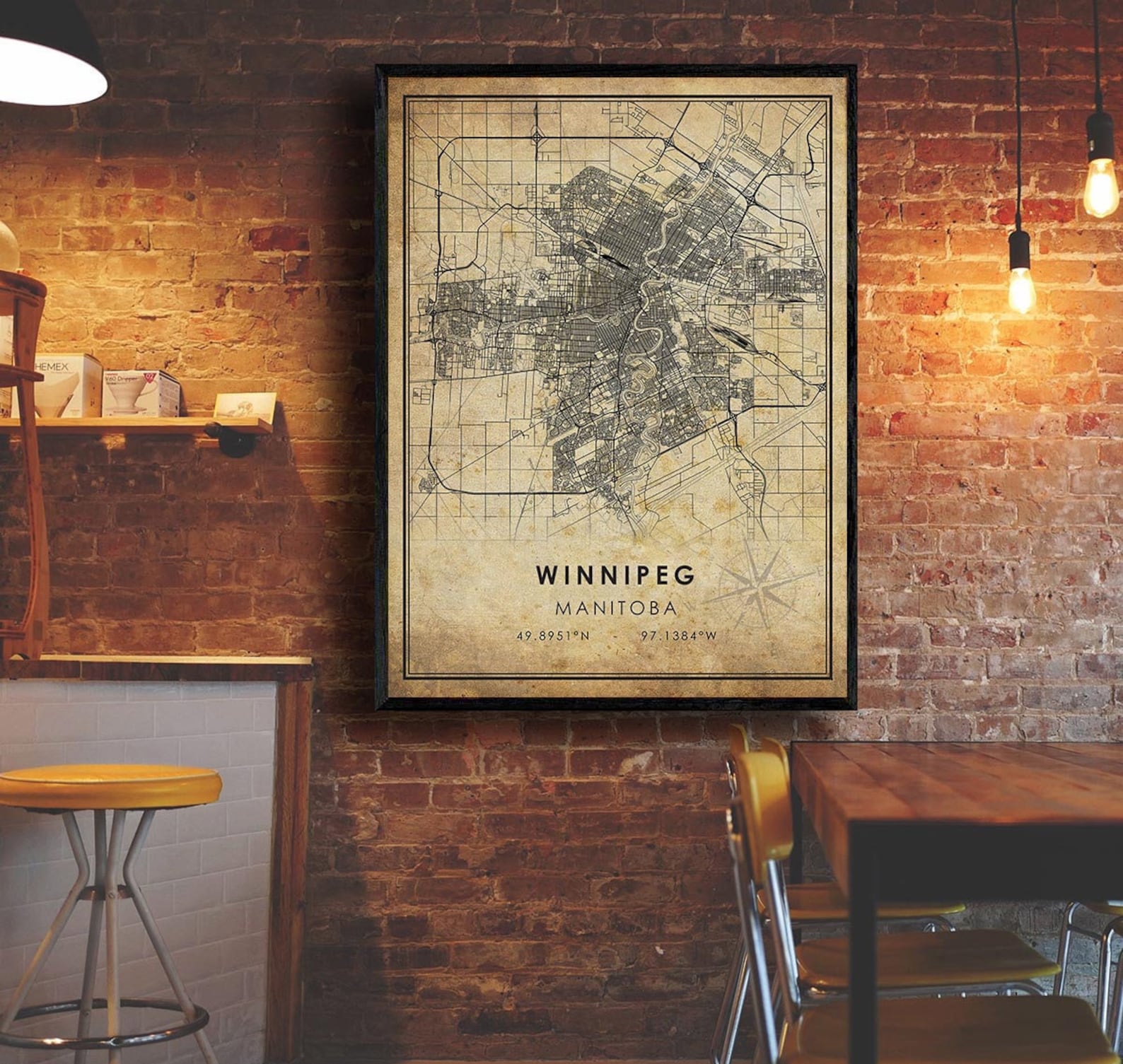 Winnipeg Map Print | Winnipeg Map | Manitoba Map Art | Winnipeg City ...