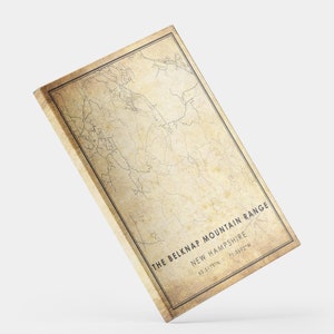 The Belknap Mountain Range Print | the Belknap Mountain Range Map | New ...