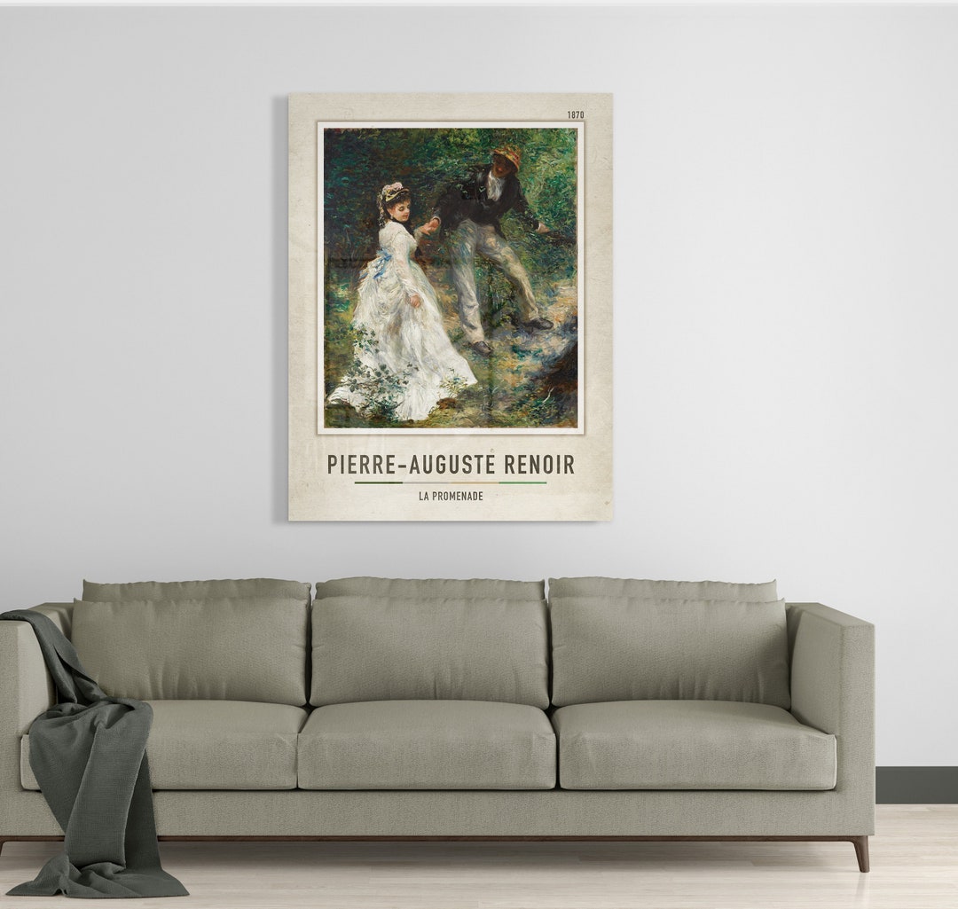 Pierre-auguste Renoir Acrylic Glass Print | La Promenade | Pierre ...