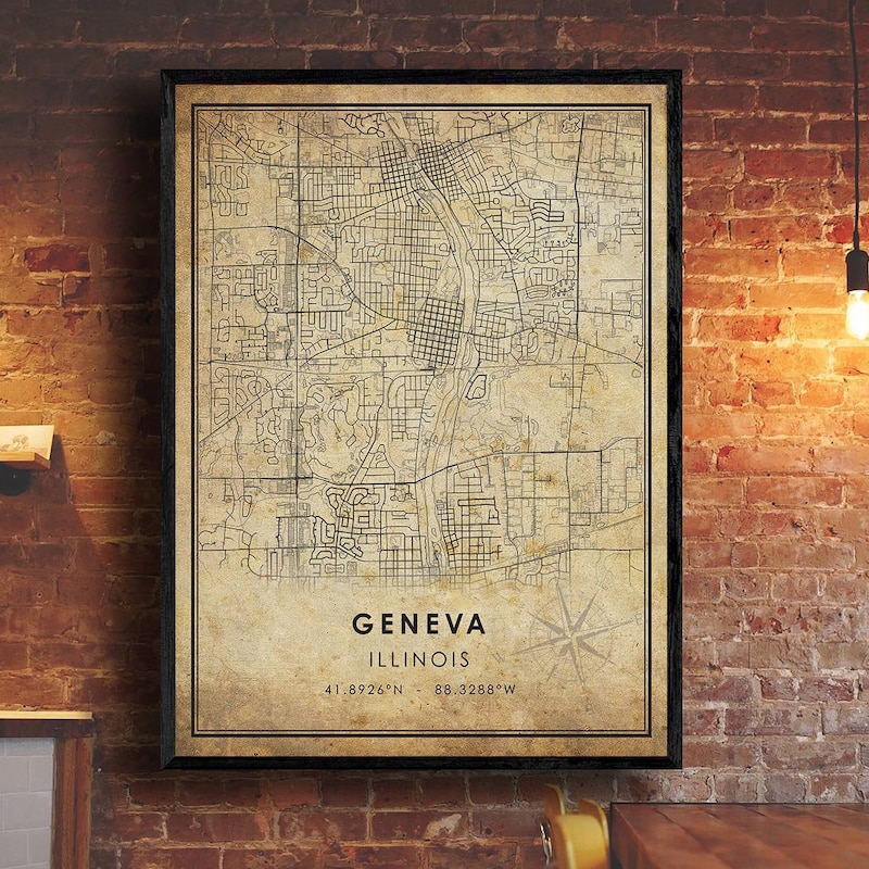 Geneva Il Prints - Etsy