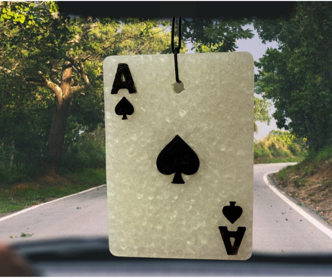 Ace of Spades Car Freshener, Freshie, Air Freshener, Car Scents, Poker ...