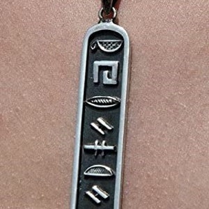 Personalized Cartouche Necklace 14K Gold 18K Gold and - Etsy