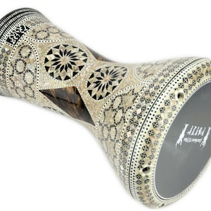 06m 17 Inches Drum Darbuka Tabla Doumbek Mother of Pearl Gawharet El ...