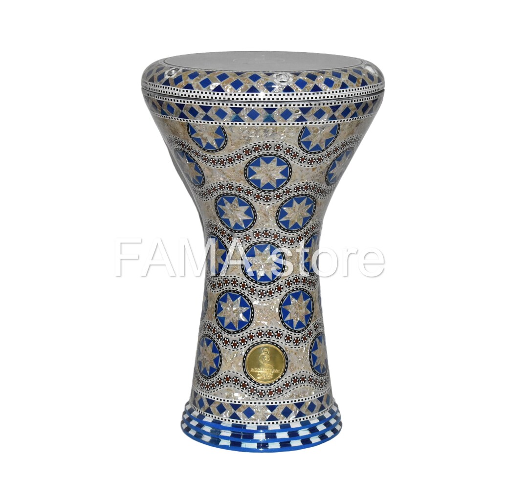13M 17 Inches Drum Darbuka Tabla Doumbek Mother of Pearl Gawharet El ...