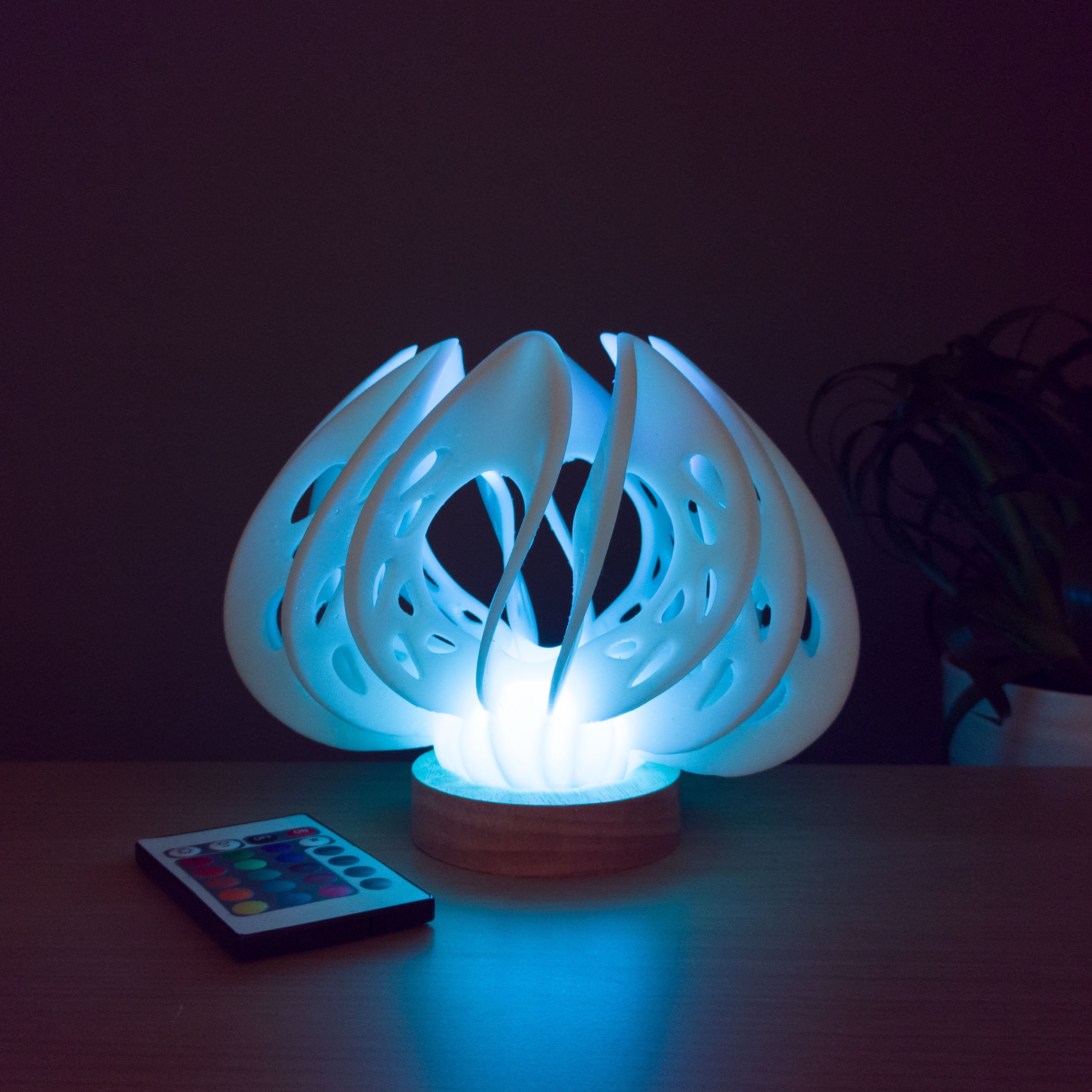 Lotus Lamp, 3D Printed Multicolored LED, Modern Home Decor - Etsy