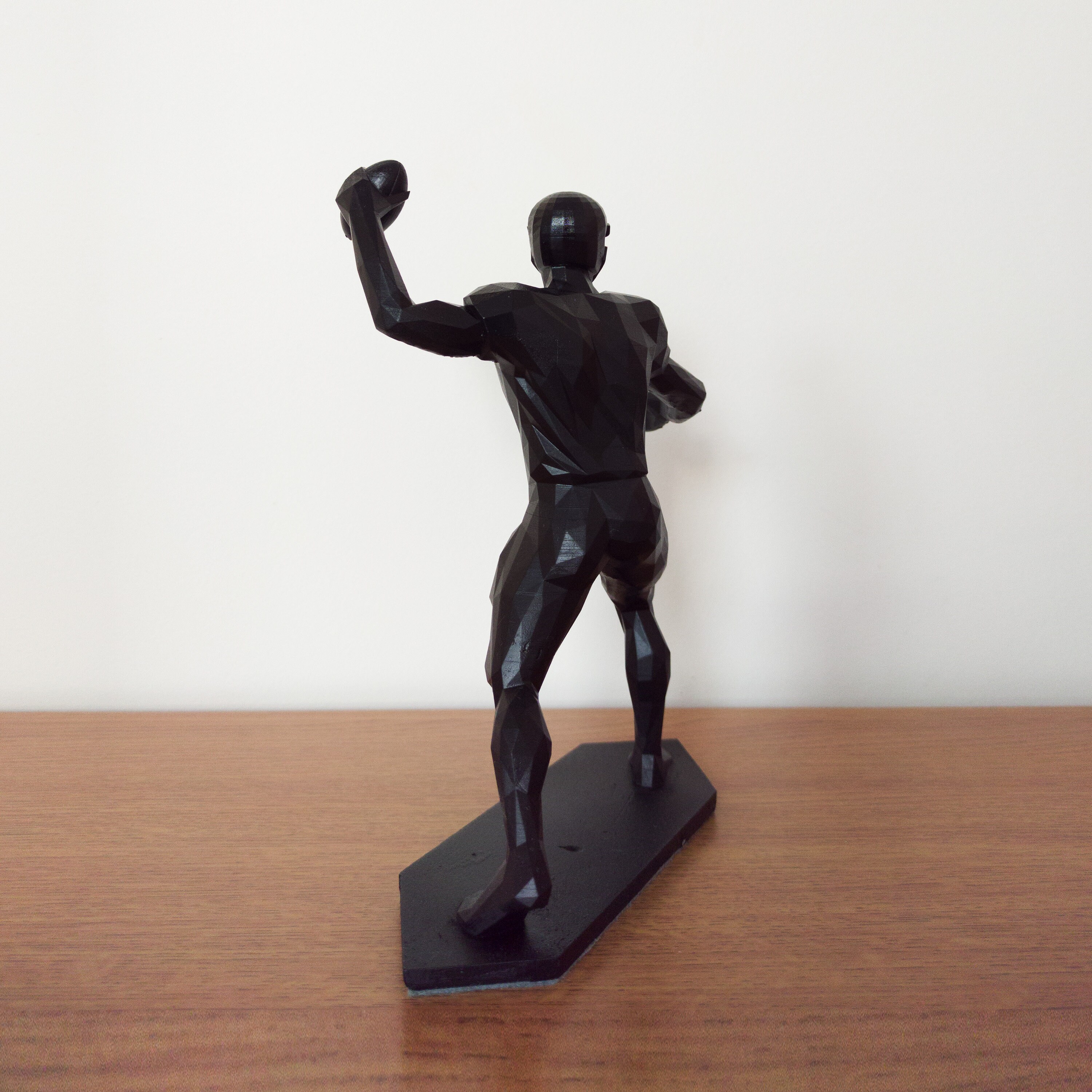 Rugby Player Figurine Geometric American Football - Etsy