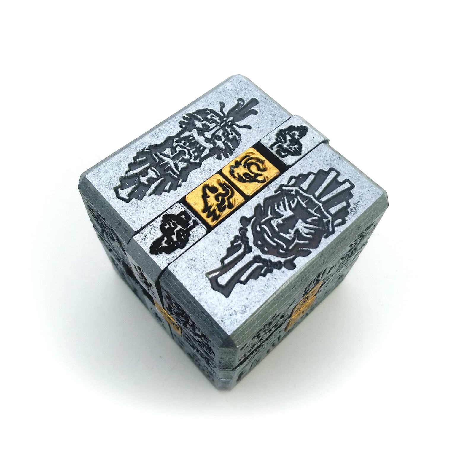 Aztec Interlocking Puzzle 3D Printed Brain Teaser Burr Cube - Etsy UK