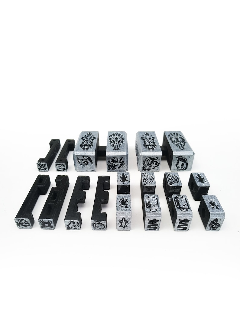 Aztec Interlocking Puzzle 3D Printed Brain Teaser Burr Cube - Etsy UK