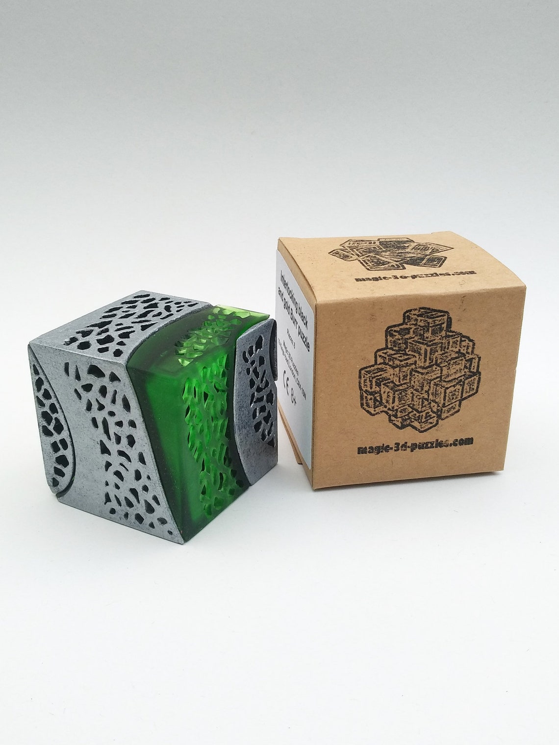 Trisected Spiral Cube Puzzle Brain teaser Fun Stem gift | Etsy