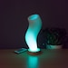 Waves Table Lamp Minimalist Lamp Multicolored 3D Printed - Etsy