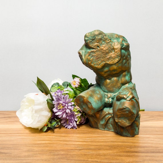 Belvedere Torso Sculpture Hand-painted in Patina Gold Effect | Etsy
