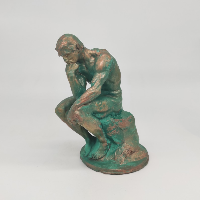 The Thinker Statue by Auguste Rodin Nude Man Sitting - Etsy UK