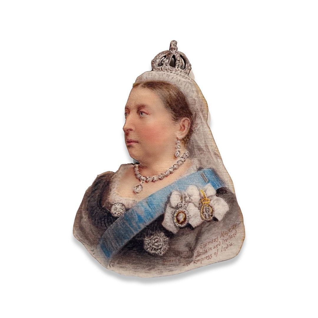 Queen Victoria Brooch - Etsy