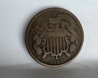1867 Coin - Etsy