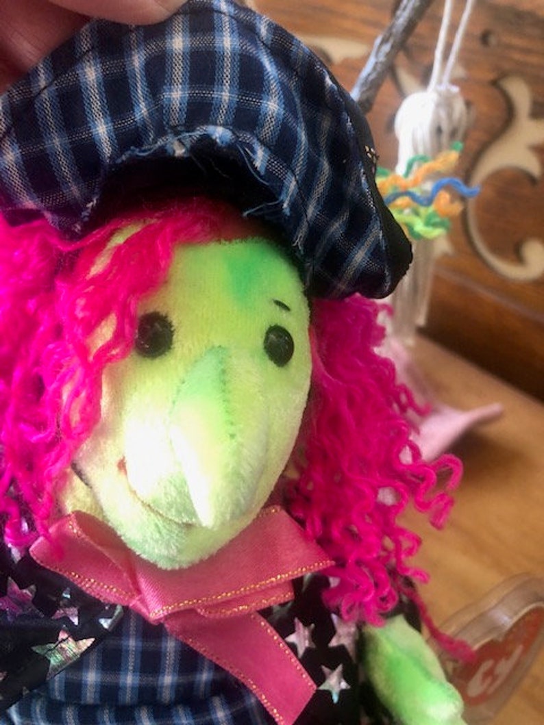 Vintage 2000 Ty Beanie Baby Witch Scary New With Protected - Etsy