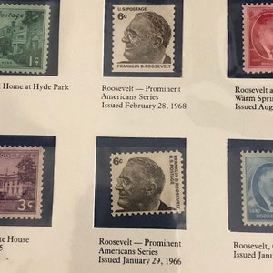 Vintage Postal Commemorative Society Franklin Delano Roosevelt ...