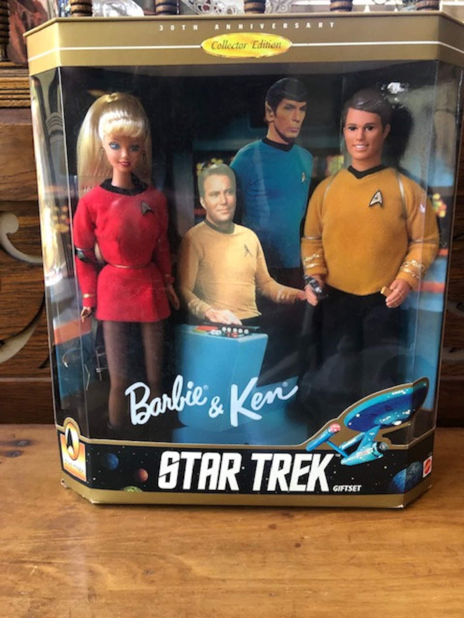 Vintage Star Trek Barbie and Ken Gift Set, 30th Anniversary Collector ...