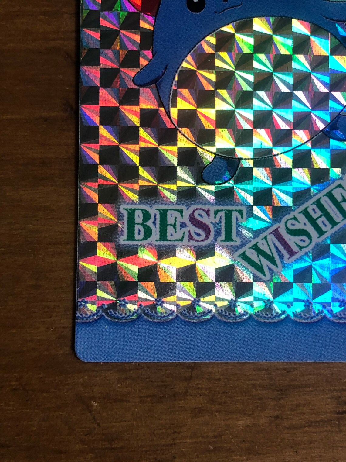 Vintage Pokemon Prism Vending Sticker With Marill on Shiny - Etsy