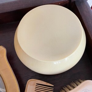 Vintage 1940's Ivory Dubarry Py-ra-lyn Celluloid Dresser Set, 14 Piece ...