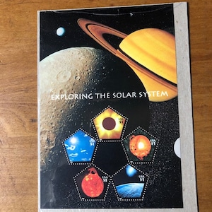 Full Block of 5 Exploring the Solar System Stamps, Year 2000, One ...