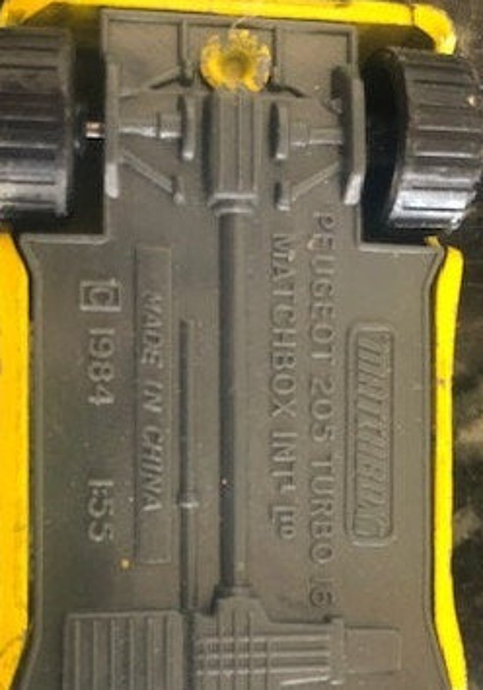 1984 Matchbox Yellow Peugeot 205 Turbo 16 With 48 Michelin - Etsy