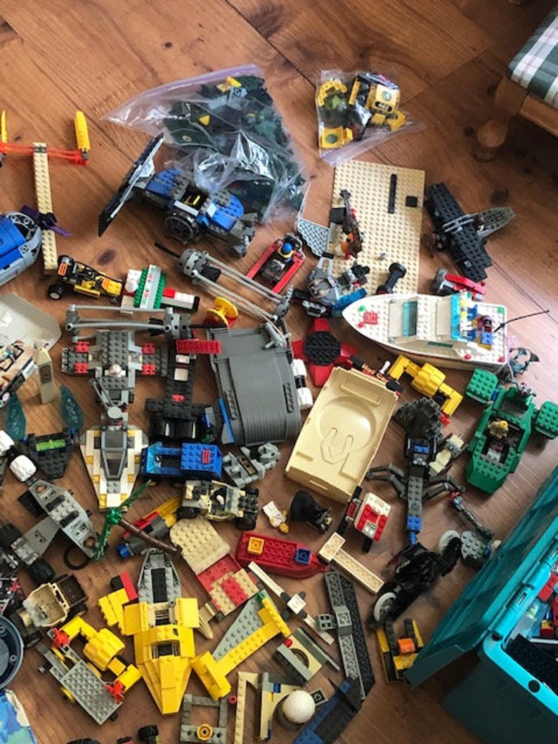 Reduced Huge Lot of Legos. Giant Box of Legos, 15-20 Sets, Vintage 1990 ...