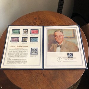 Vintage Postal Commemorative Society Franklin Delano Roosevelt ...