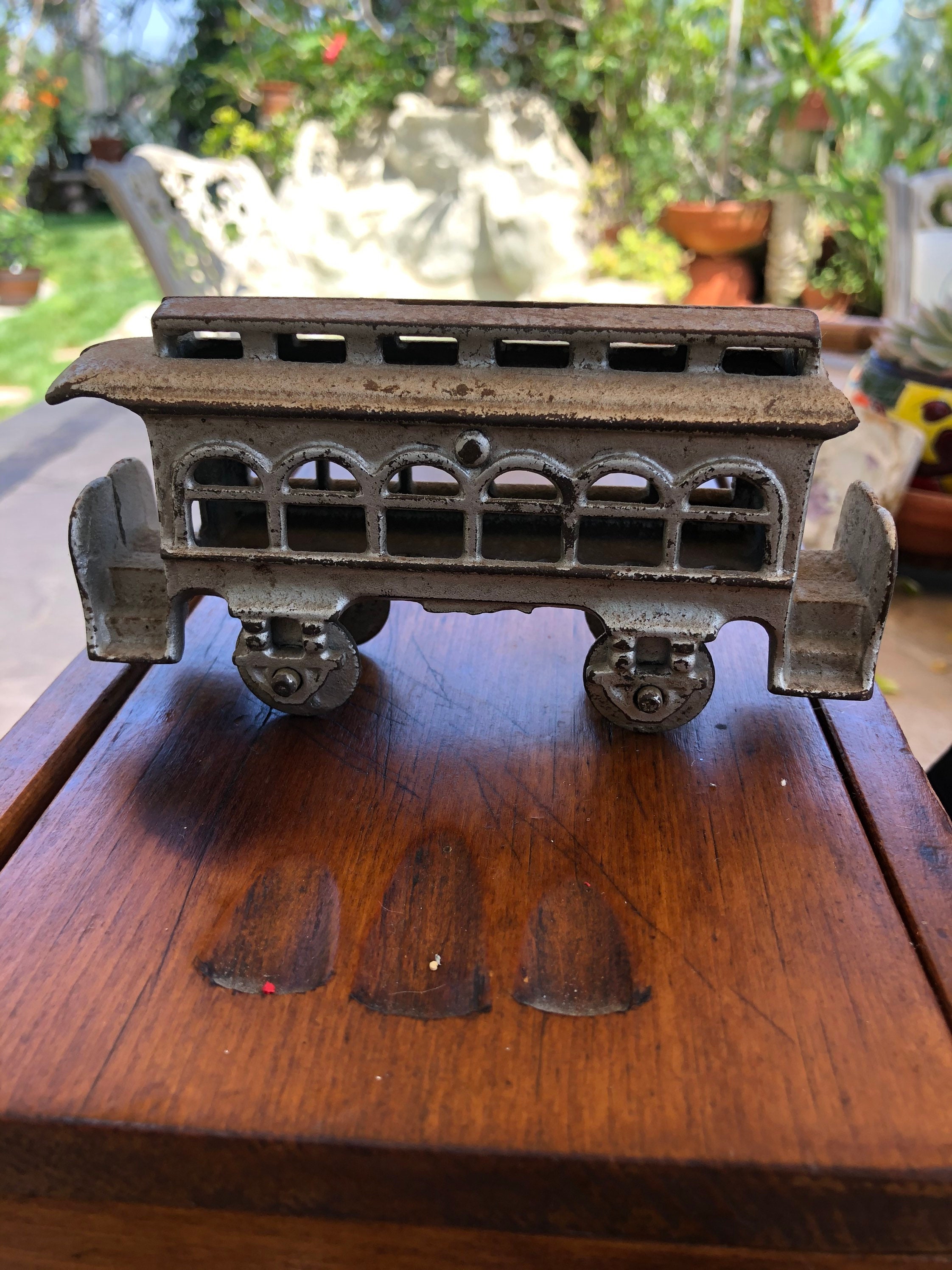 Antique Cast Iron Silver Train Coin Bank, Trolley Bank - Etsy