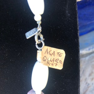 Vintage Karla Jordan Agate and Quartz 16" Choker, Nature Jewelry ...