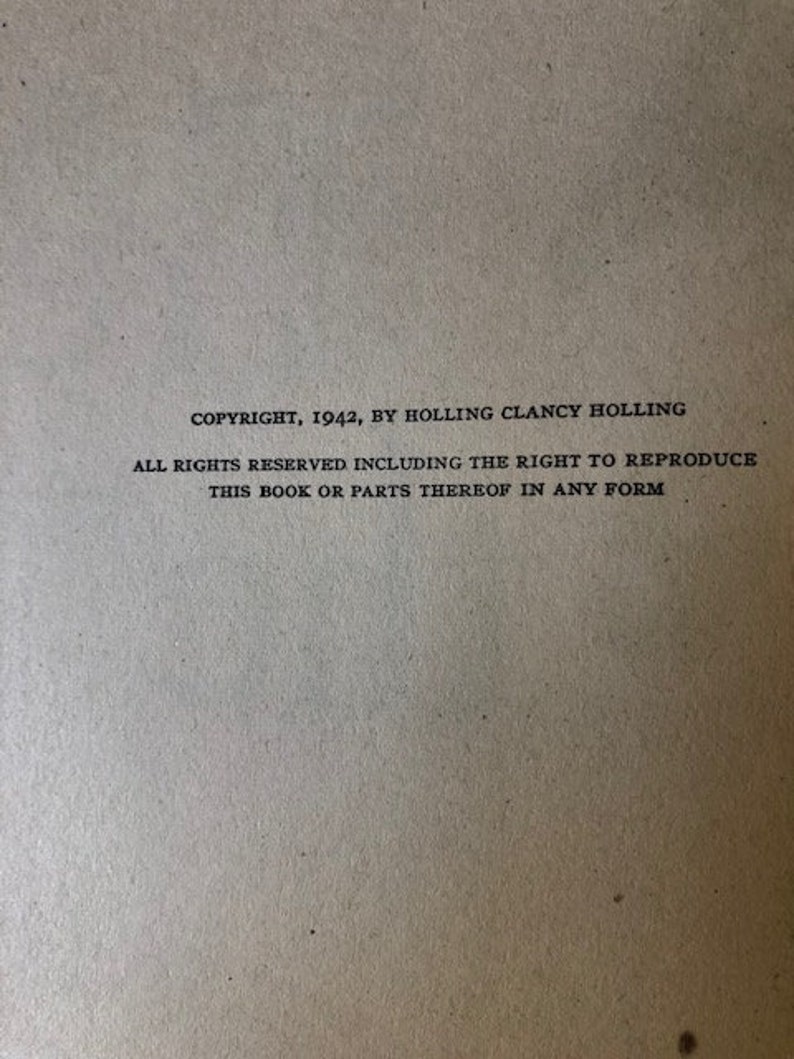 Vintage 1942 Tree in the Trail Book, Holling Clancy Holling - Etsy