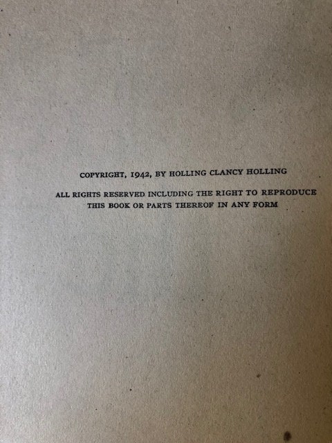 Vintage 1942 Tree in the Trail Book, Holling Clancy Holling - Etsy