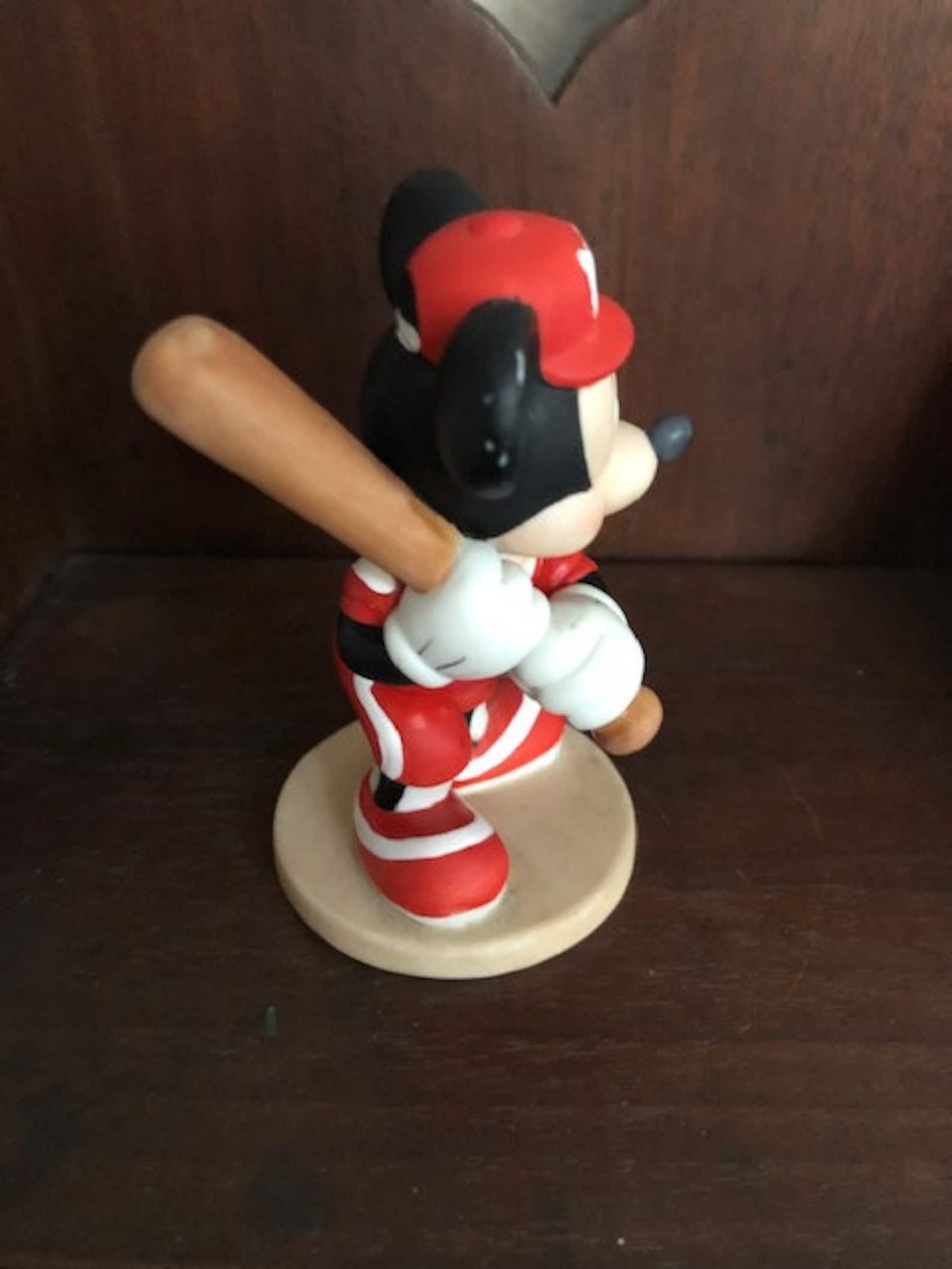 Mickey Mouse Porcelain Baseball Figurine, Number 1, Made in Sri Lanka ...