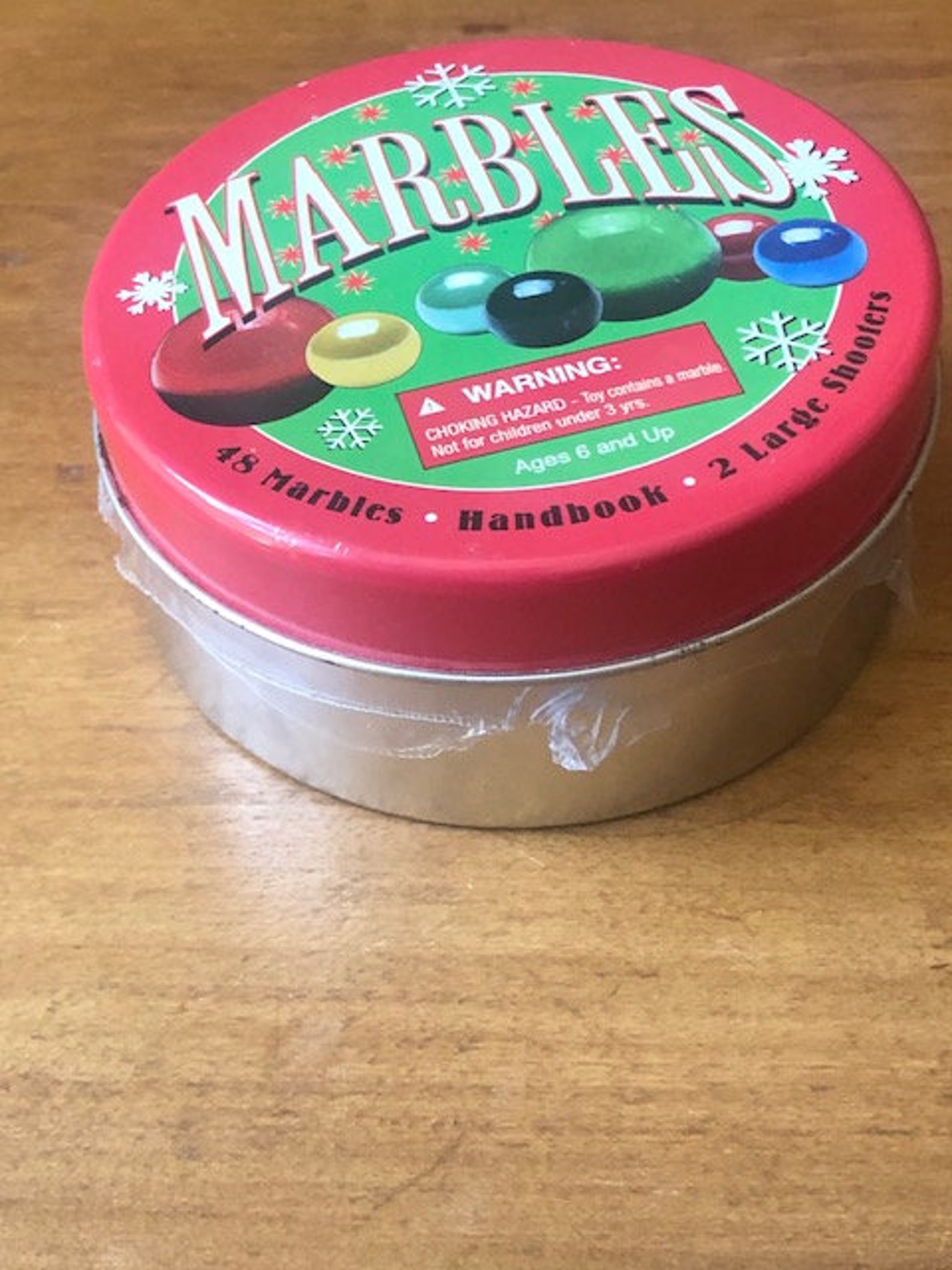 Vintage Tin of Marbles New in Sealed Tin - Etsy
