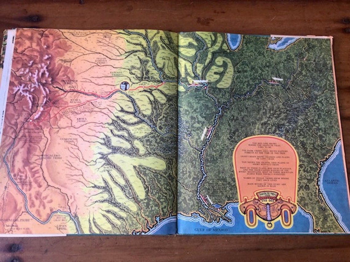 Vintage 1942 Tree in the Trail Book Holling Clancy Holling | Etsy