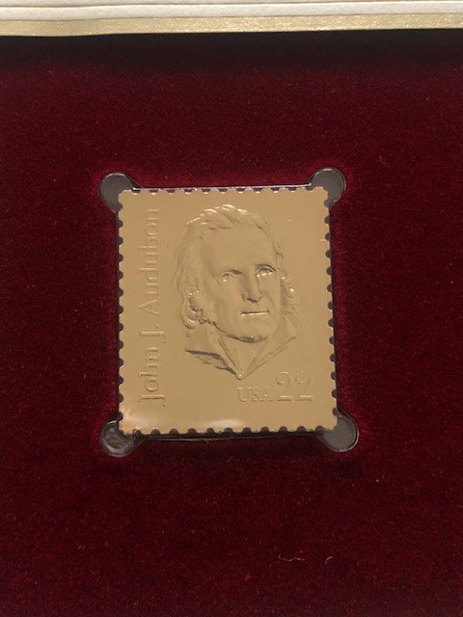 U. S. Postage Stamp John James Audubon Gold Stamp 200th - Etsy